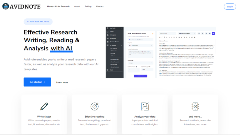 What is Avidnote in a Nutshell [UPDATED] - AiToolMate