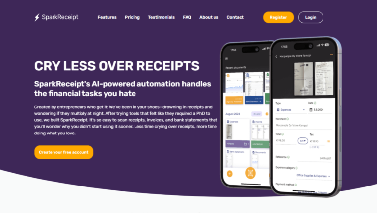 What is SparkReceipt in a Nutshell [UPDATED] - AiToolMate
