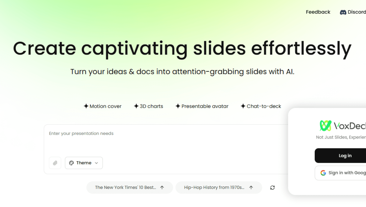 What is VoxDeck in a Nutshell [UPDATED] - AiToolMate